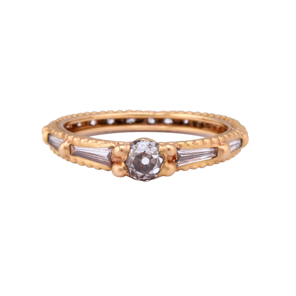 Rose Gold Arcade Ring – Love & Luxe